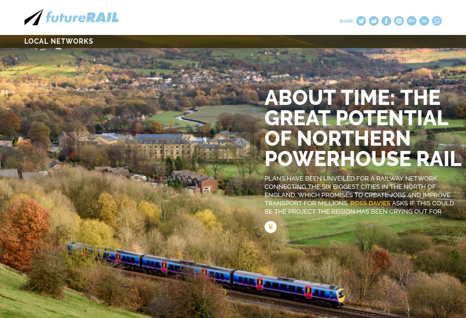 About time: the great potential of Northern Powerhouse Rail - Future ...