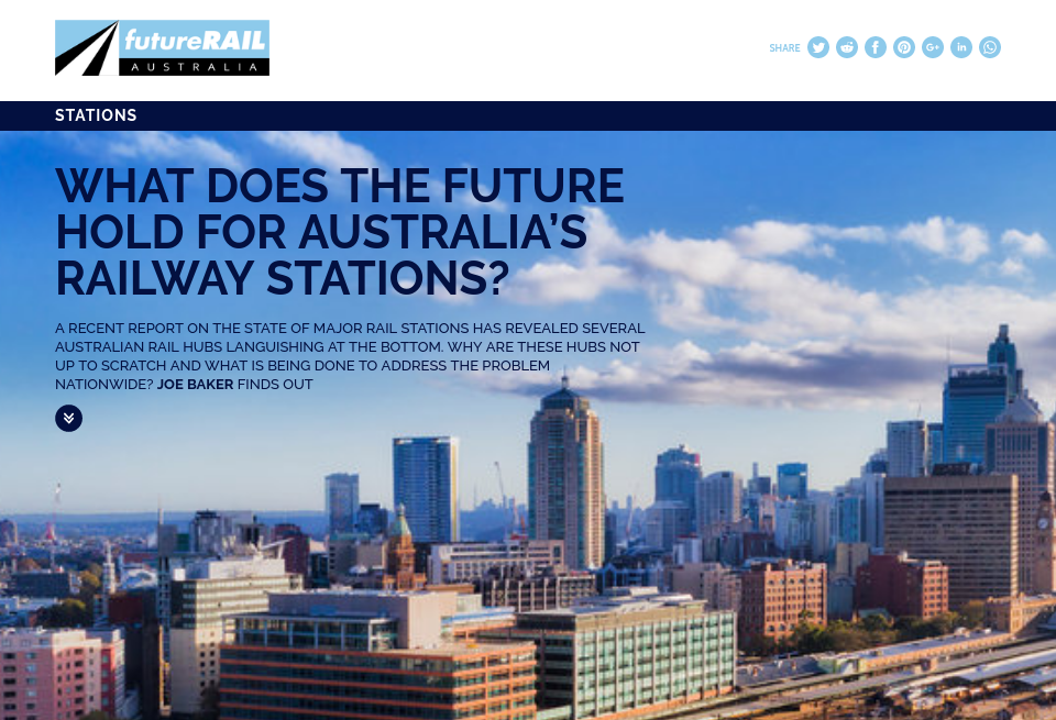 What does the future hold for Australia's railway stations? - Future ...