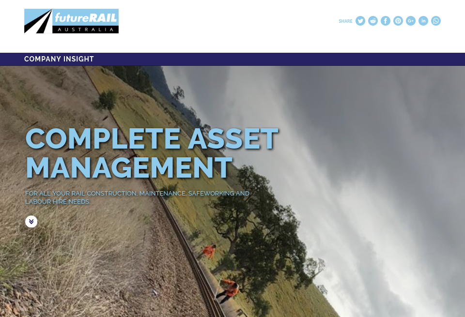 Complete Asset Management Company Insight - Future Rail Australia ...