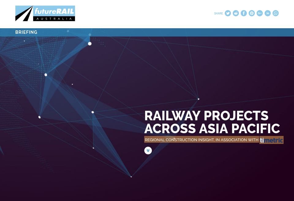 Railway projects across Asia Pacific - Future Rail Australia | November ...