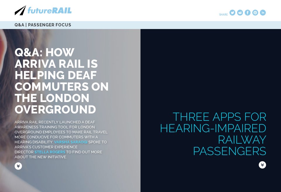 Q&A: How Arriva Rail is helping deaf commuters on the London Overground ...