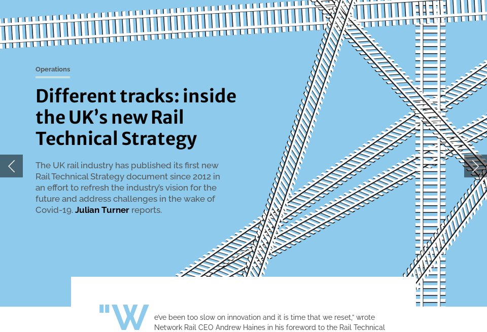 Different track: inside the UK’s new Rail Technical Strategy - Future ...