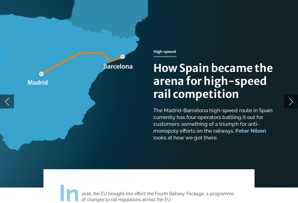 How Spain became the arena for high-speed rail competition - Future ...