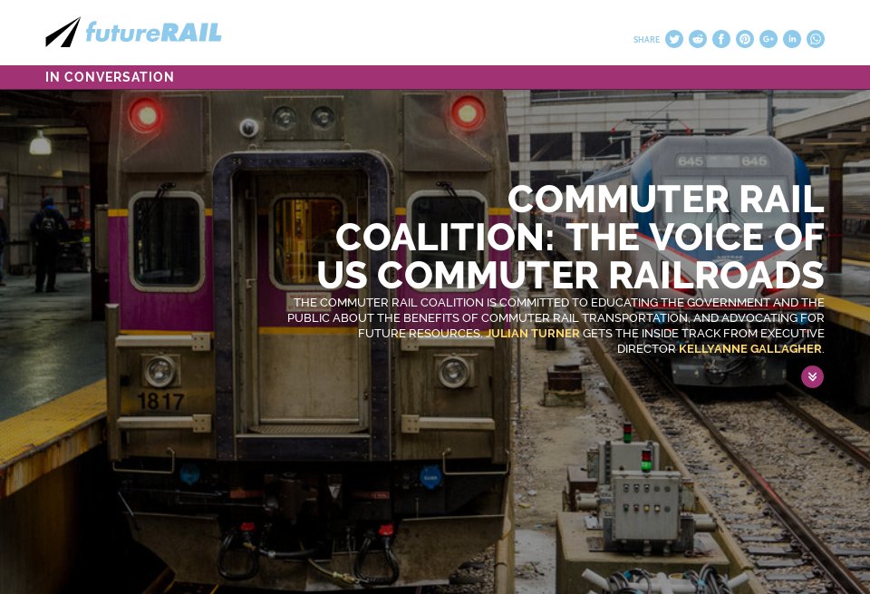 Commuter Rail Coalition: the voice of US commuter railroads - Future ...
