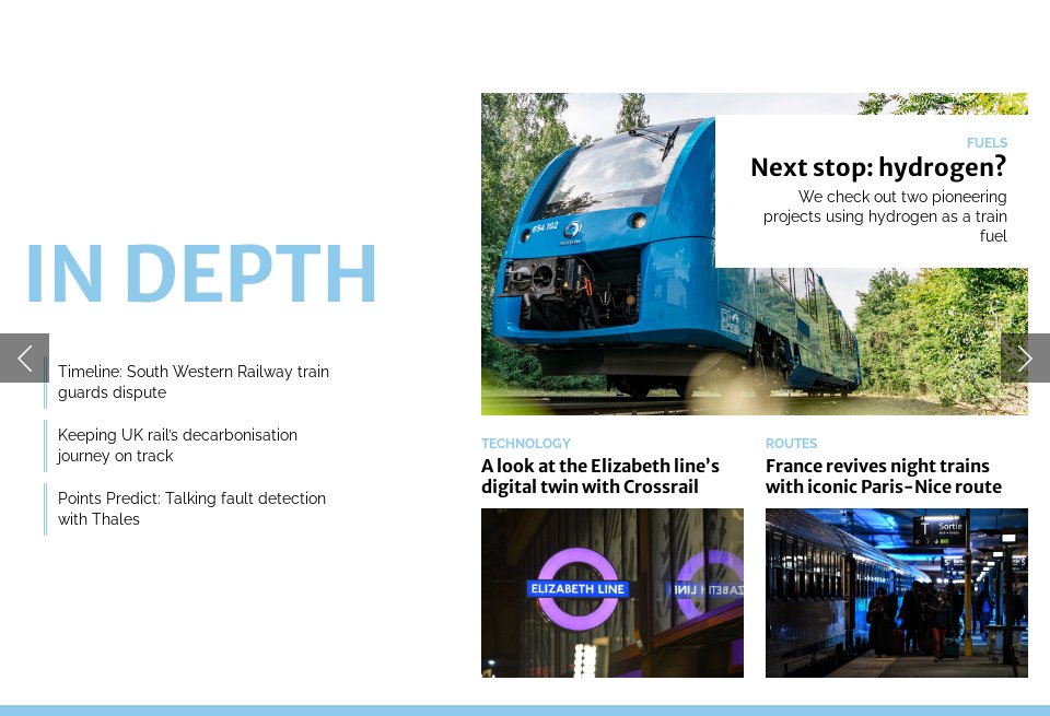 In Depth - Future Rail | Issue 91 | July 2021 In Depth - Future Rail | Issue 91 | July 2021
