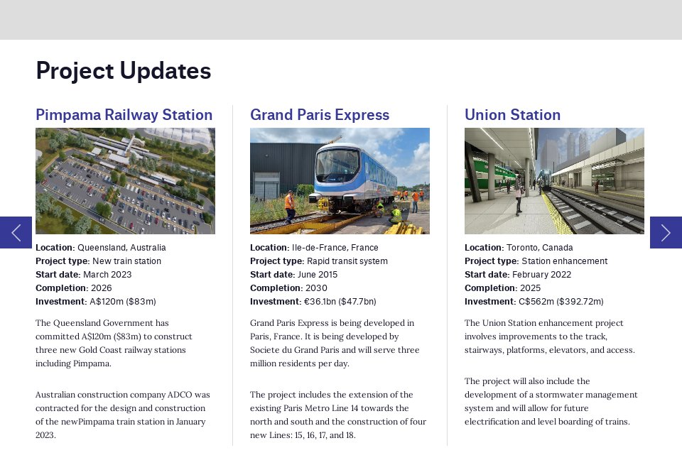 Project Updates - Future Rail | Issue 103 | July 2023