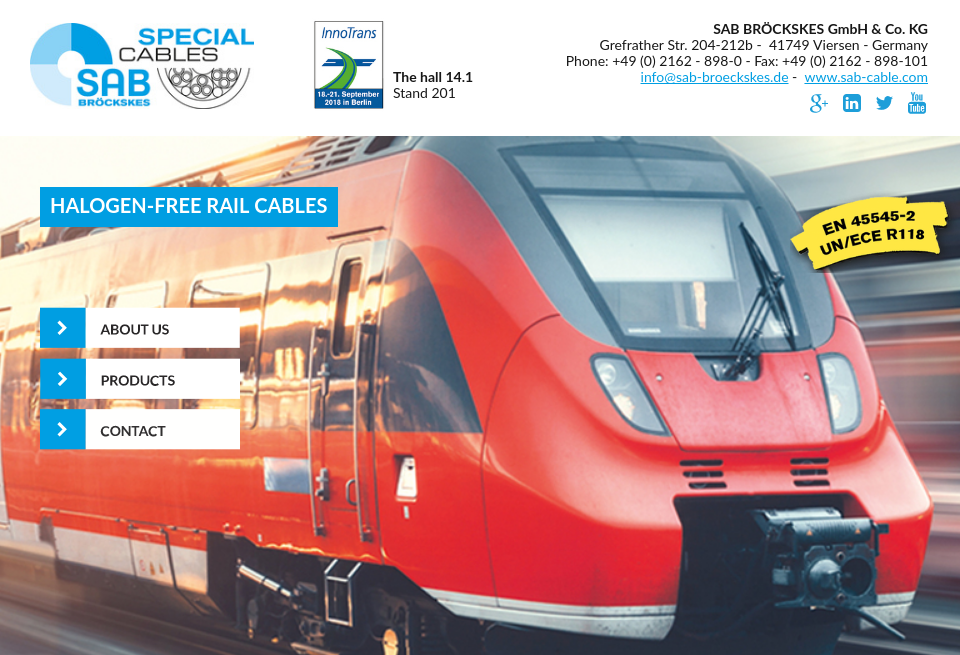 Sab Broeckskes Gmbh & Co. Kg - Future Rail | Issue 62 | June 2018