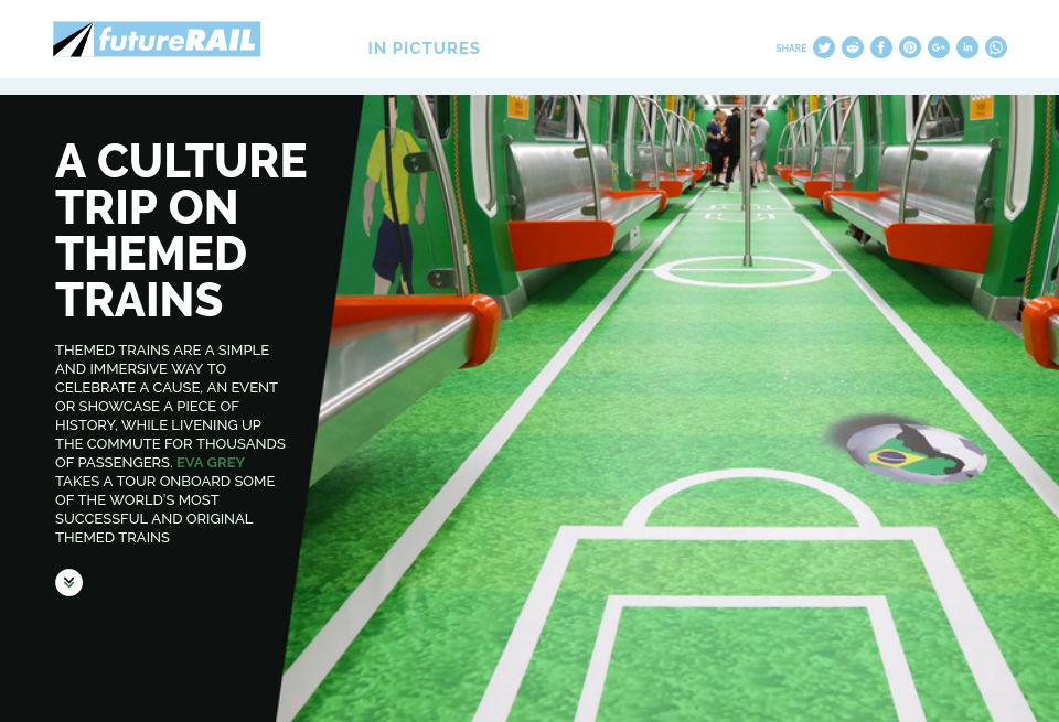 A Culture Trip on Themed Trains - Future Rail | Issue 59 | March 2018