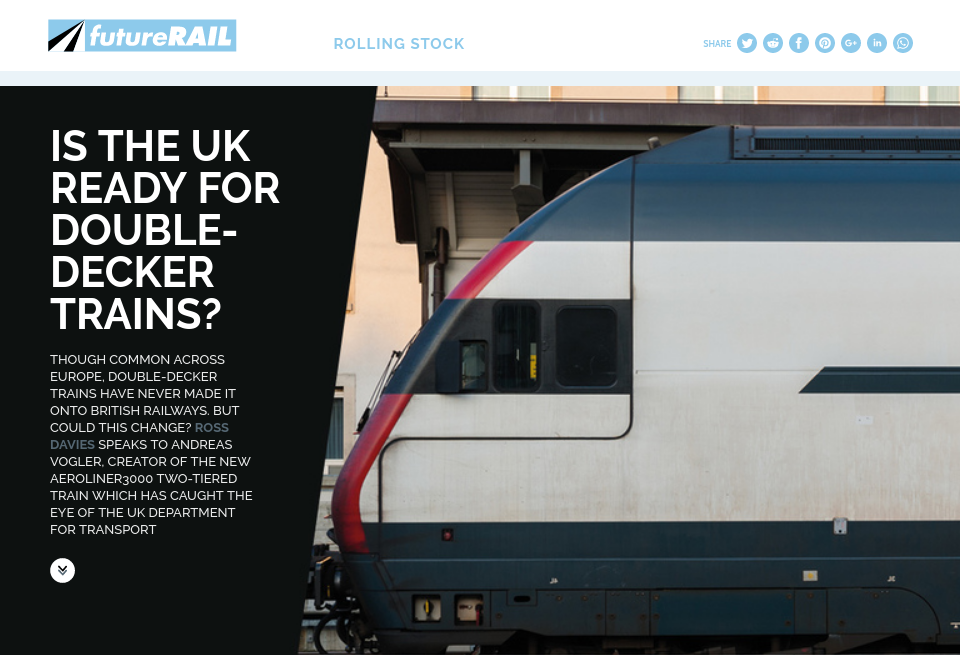 Is the UK ready for double-decker trains? - Future Rail | Issue 59 ...