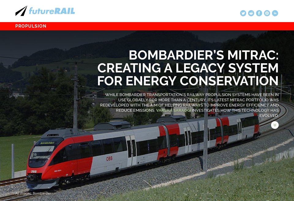 Bombardier’s MITRAC: creating a legacy system for energy conservation ...