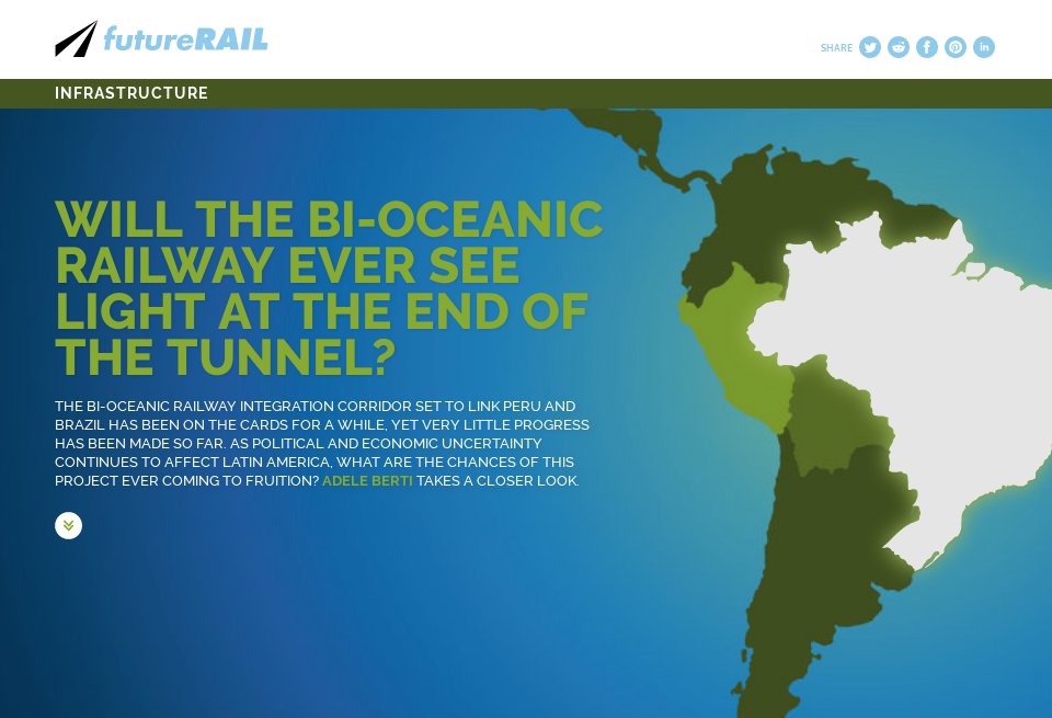 Will the Bi-Oceanic Railway ever see light at the end of the tunnel ...