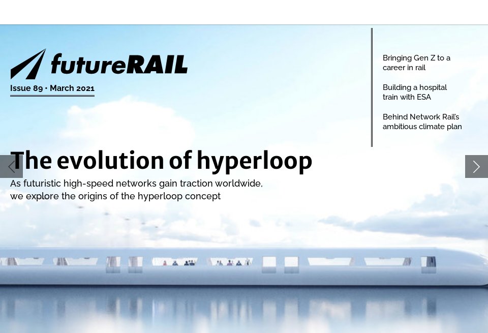 Timeline: the evolution of hyperloop rail technology - Future Rail ...