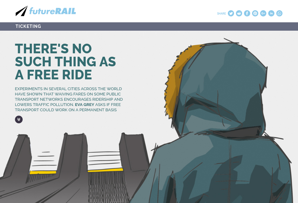 There's no such thing as a free ride - Future Rail | Issue 61 | May 2018