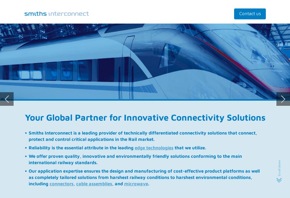 Smiths Interconnect - Future Rail | Issue 90 | May 2021