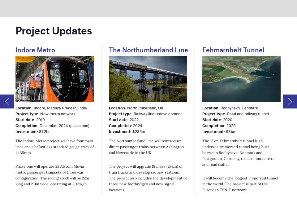 Project Updates - Future Rail | Issue 102 | May 2023