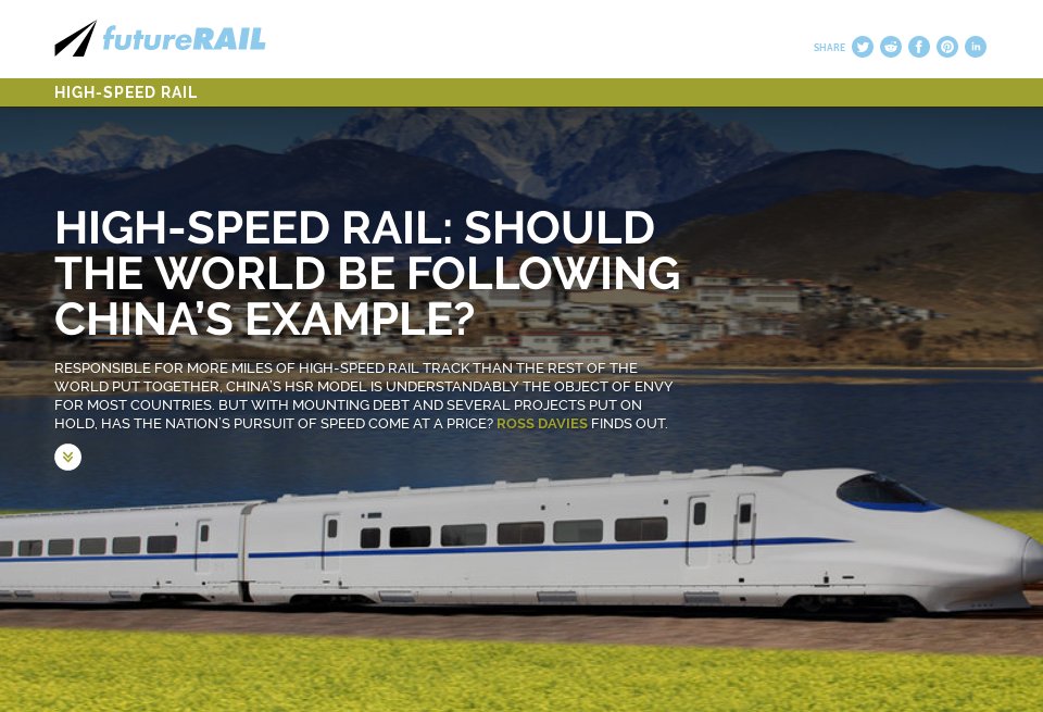 High-speed rail: Should the world be following China’s example ...
