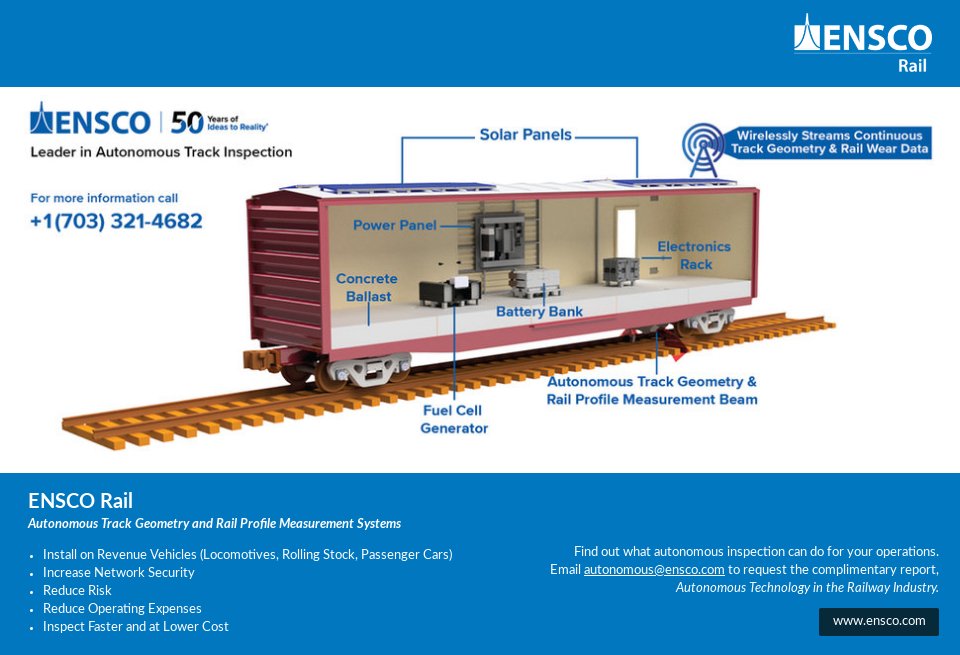 Ensco - Future Rail | Issue 77 | September 2019