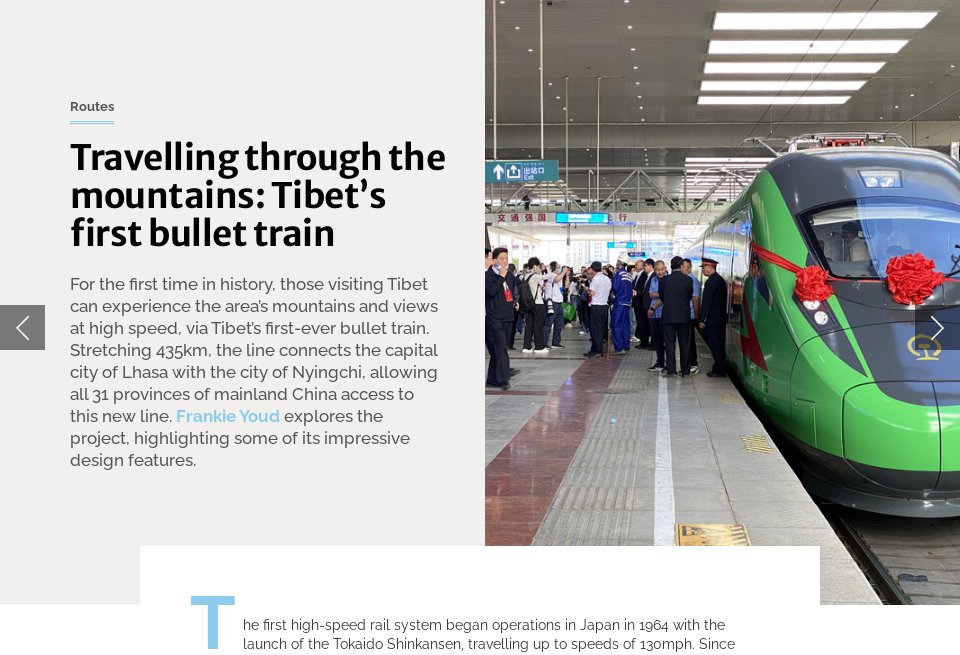 Travelling through the mountains: Tibet’s first bullet train - Future ...