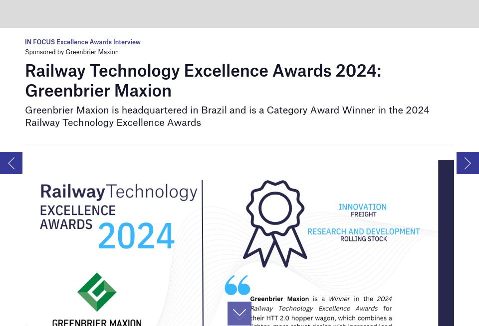 IN FOCUS Excellence Awards Interview - Future Rail | Issue 107 ...