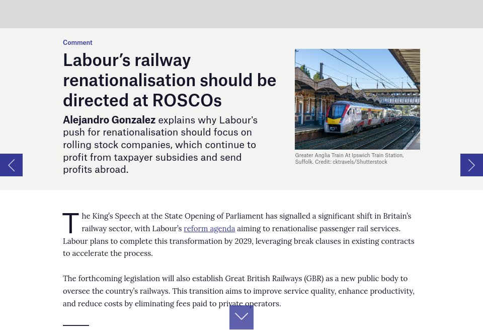 Labour’s railway renationalisation should be directed at ROSCOs ...