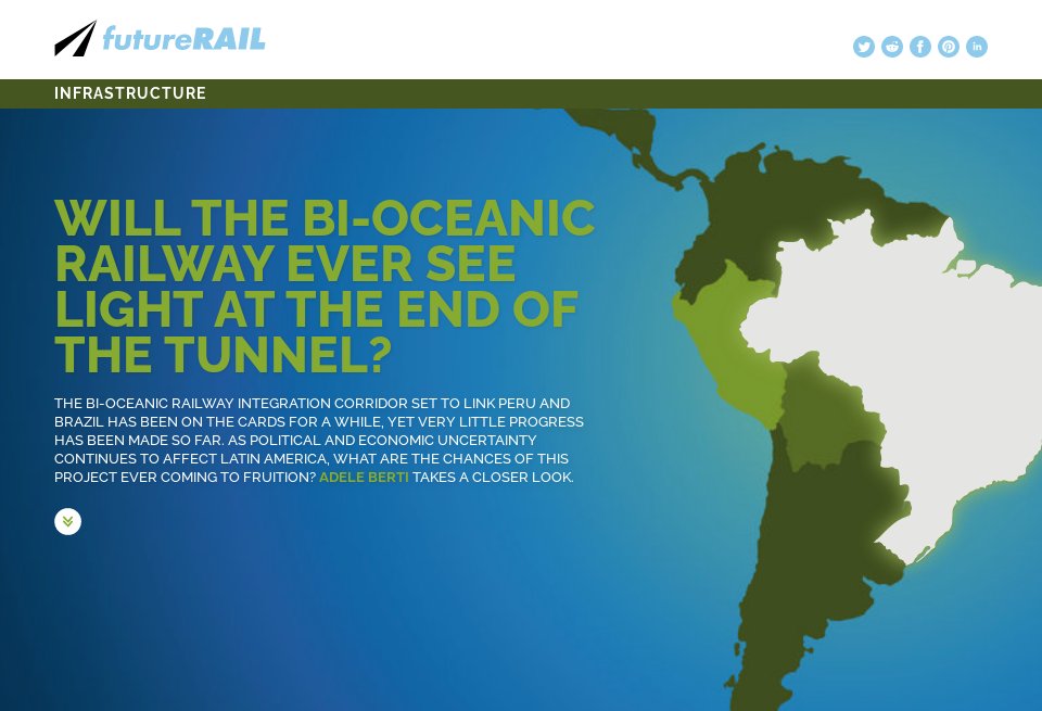 Will the Bi-Oceanic Railway ever see light at the end of the tunnel ...